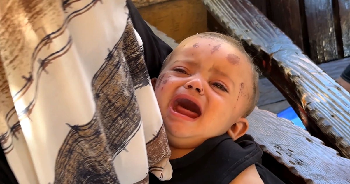 Gazan baby refuses to feed after airstrike kills family