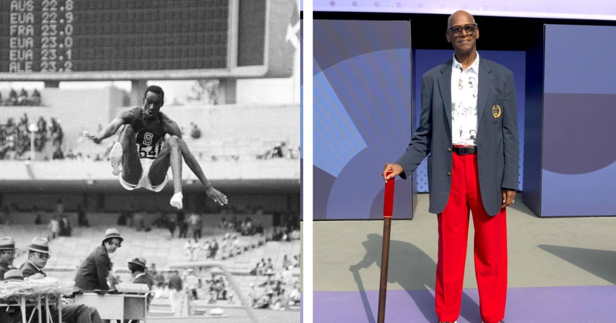 Bob Beamon opens track and field at 2024 Paris Olympics with coup de baton