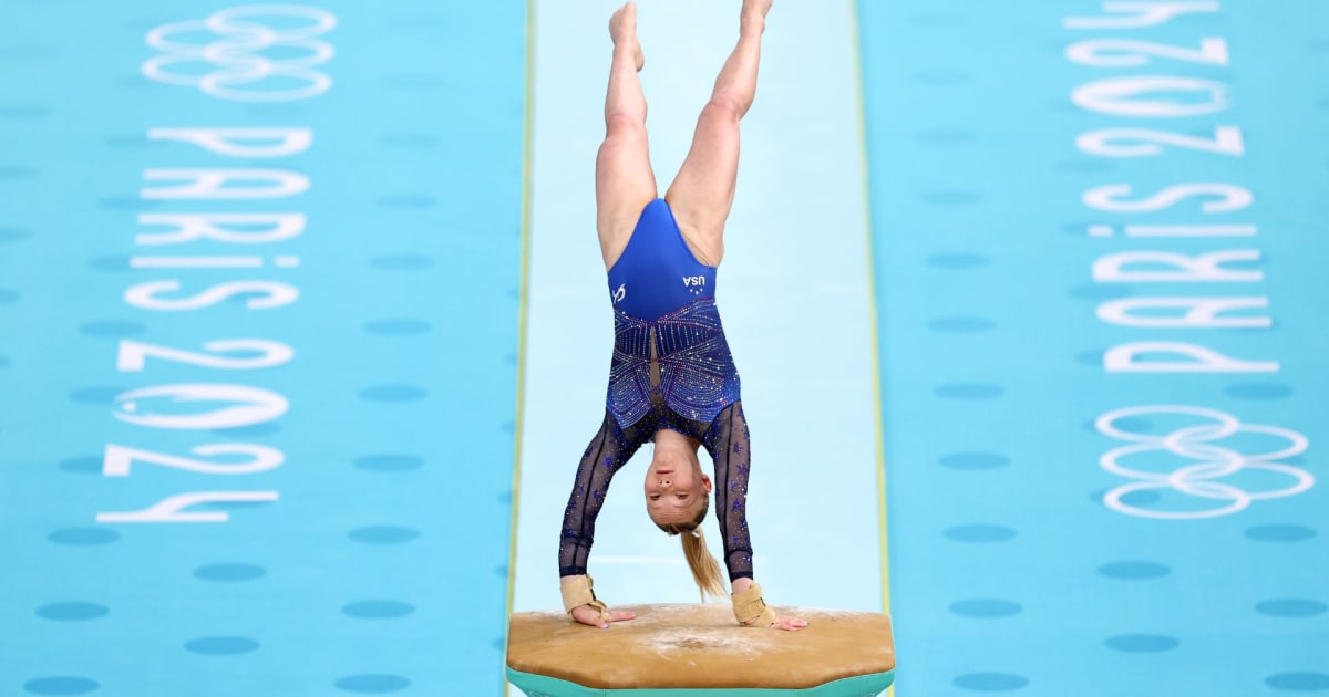 Gymnast Jade Carey wins bronze in the vault event final in Paris