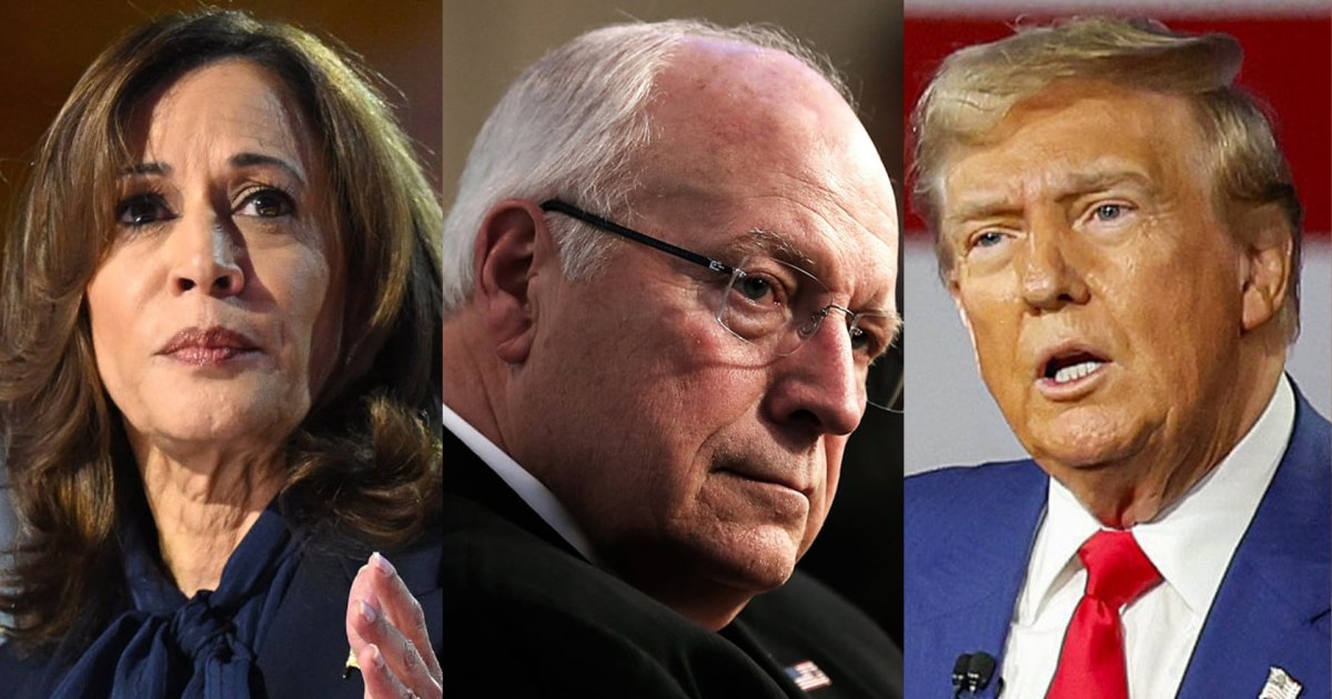 Dick Cheney voting for Harris 'signals' to others that 'it's okay' to ...