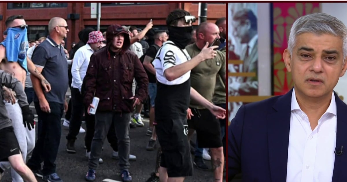 London mayor warns against the spread of far-right ideology