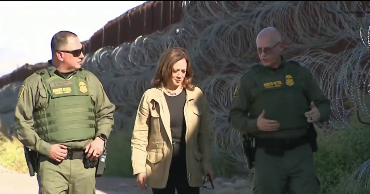 Harris makes first trip to U.S. southern border in three years