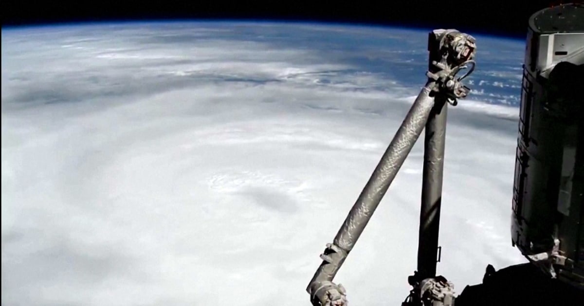 Hurricane Helene seen from the International Space Station