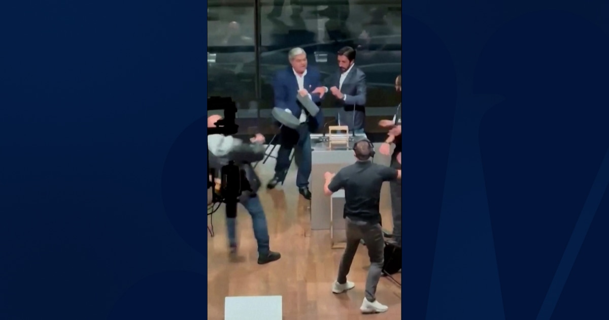 Watch: Brazilian mayoral candidate hits opponent with chair during live ...