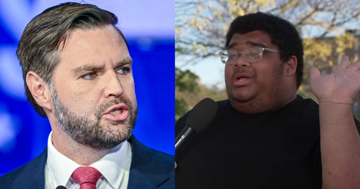 College student goes viral for giving Vance 'civics lesson' after ...