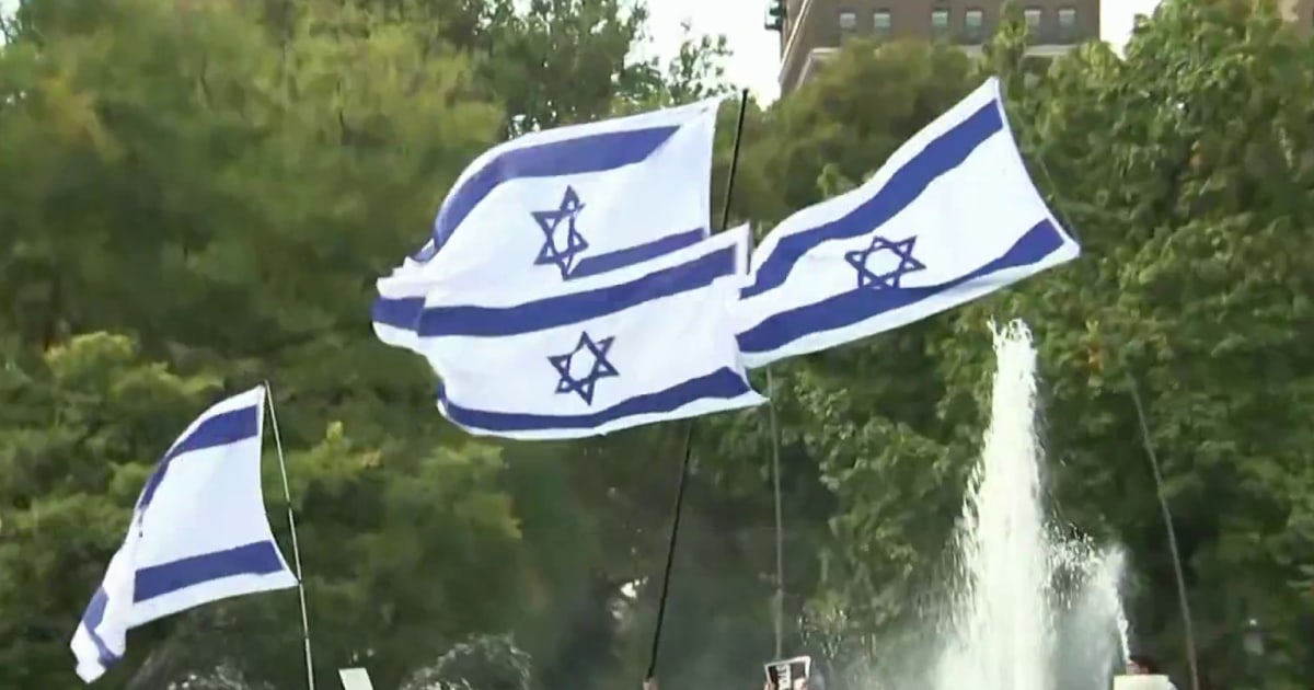 Remembrances and protests in U.S., one year after Oct. 7 attack