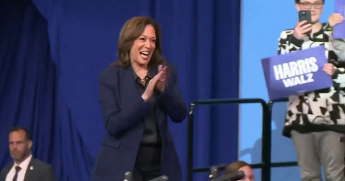 Harris campaigns in battleground Wisconsin, 19 days before election