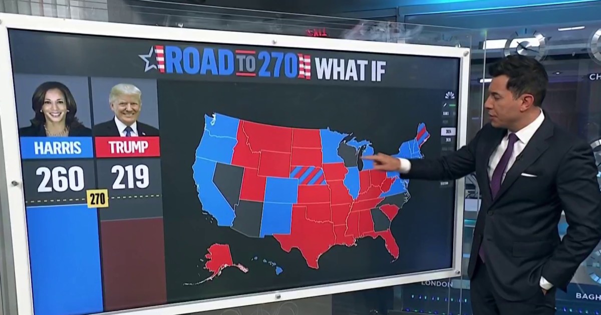 Possible paths to a win in the 2024 presidential election