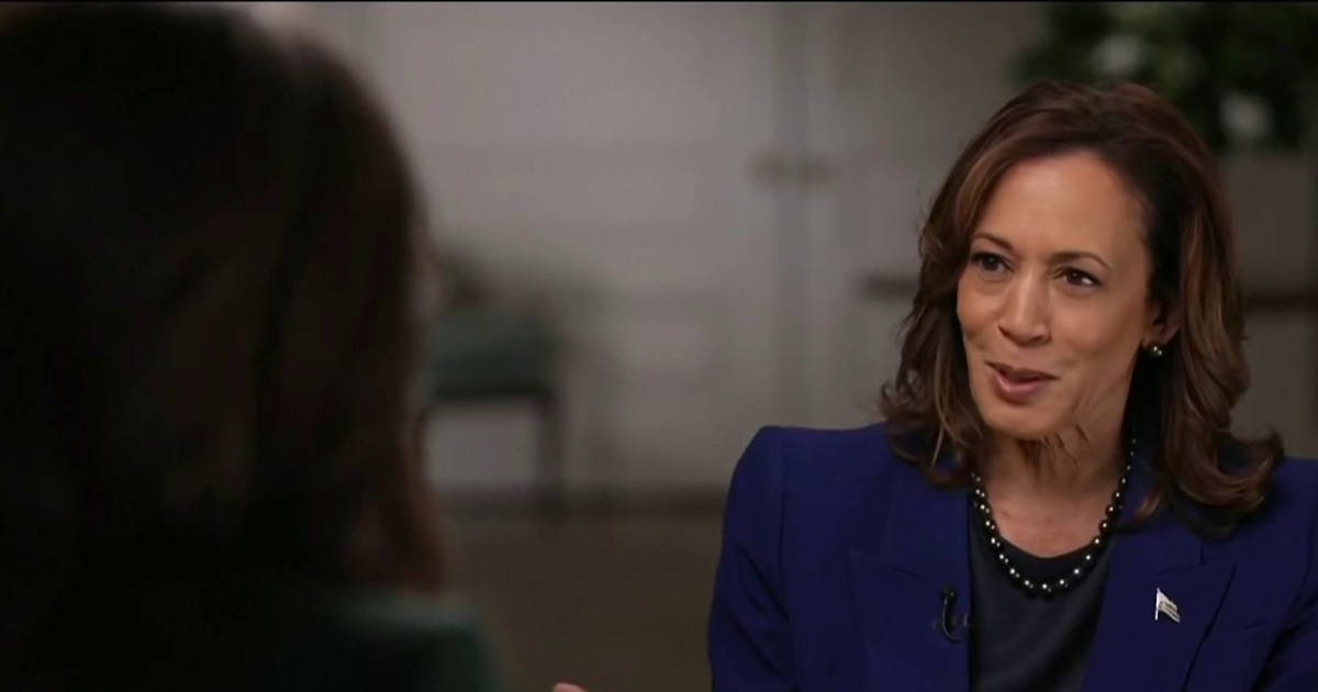 Highlights and analysis from Kamala Harris’ NBC News interview