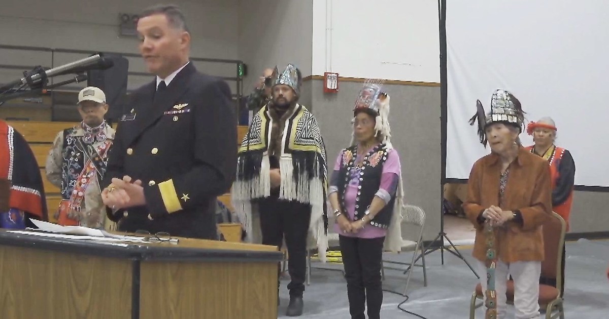 Navy apologizes to Tlingit community in Angoon, Alaska