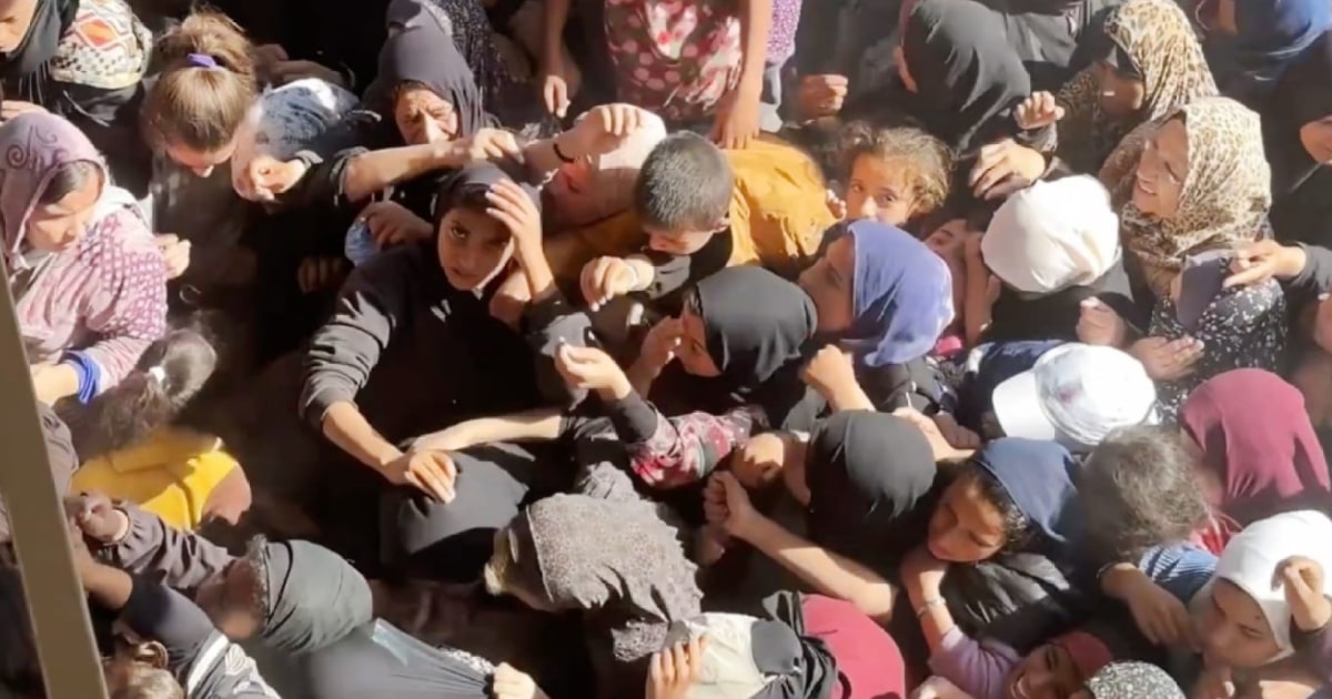 'Absolute sea of desperate people' lining up to get food in Gaza: Raf ...