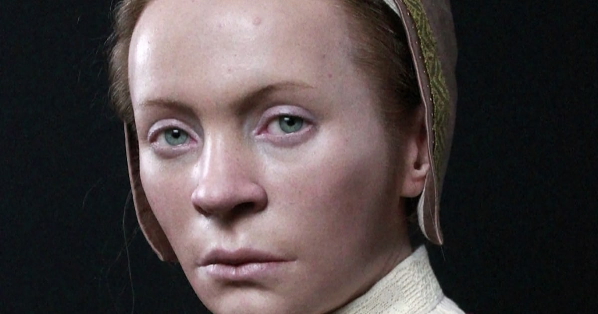 Scientists reconstruct 'vampire' face from 400-year-old skeleton