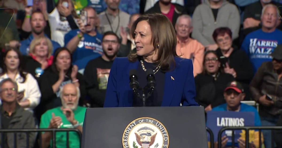 Harris tells protestors they will not be 'jailed' for 'speaking their ...