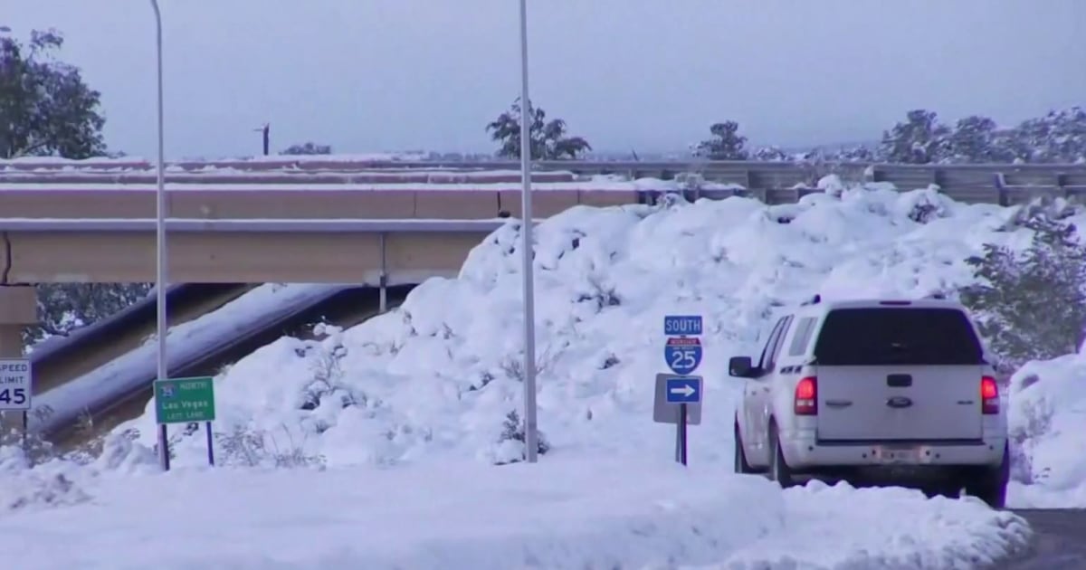 A historic snowstorm pounds Colorado & New Mexico