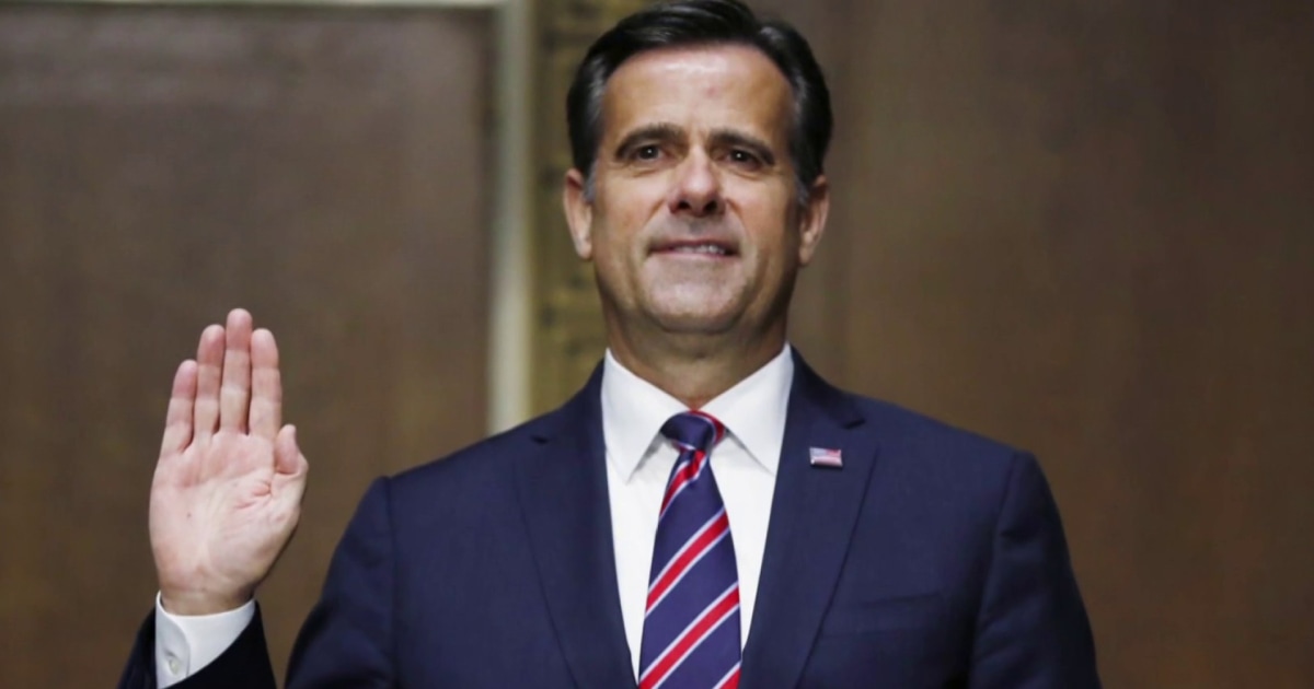 Trump names John Ratcliffe as CIA director
