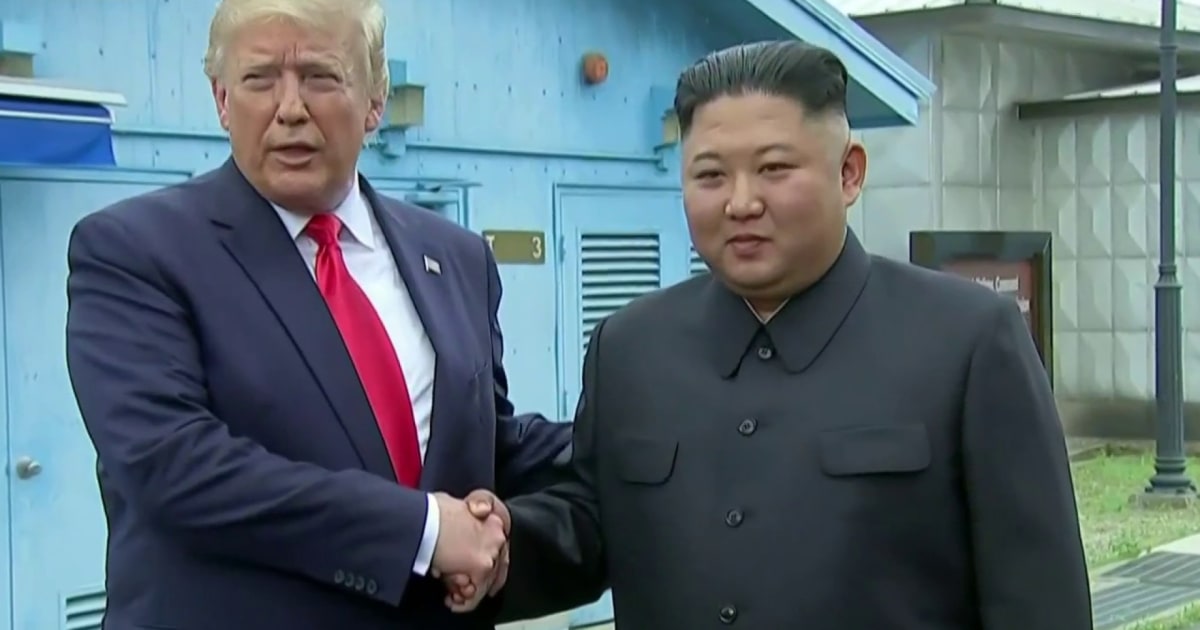 Donald Trump has a history of meeting North Korea's Kim Jong Un