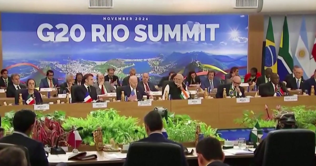 G20 Summit kicks off as world prepares for Trump's return