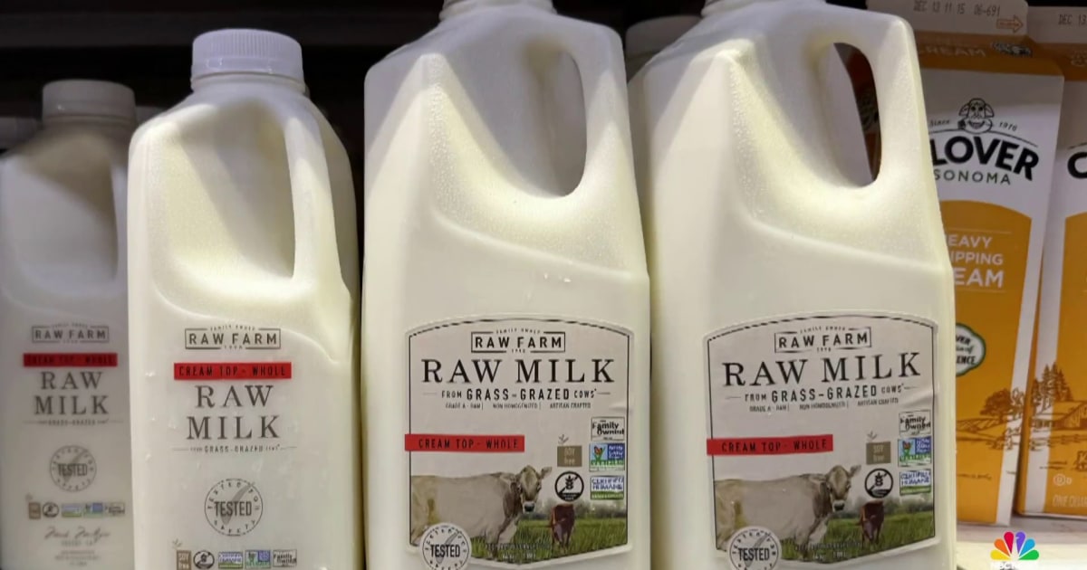 Bird flu found in raw milk produced in California