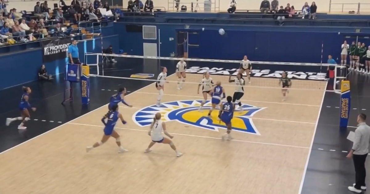 San Jose State volleyball player at center of transgender challenge ...
