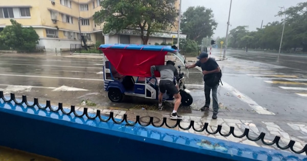 Cuba's power grid goes down as Hurricane Rafael hits the island