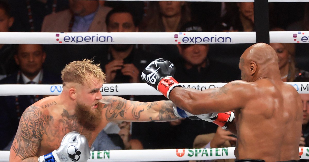 Jake Paul defeats Mike Tyson in much-anticipated boxing match