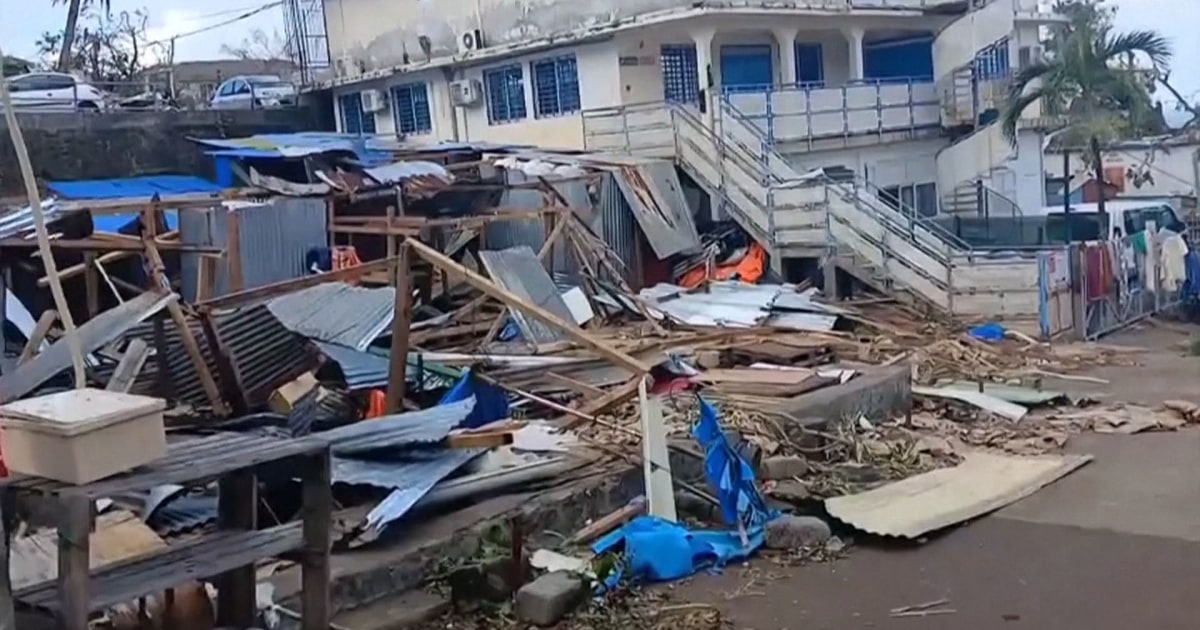 Deadly cyclone devastates French Indian Ocean islands