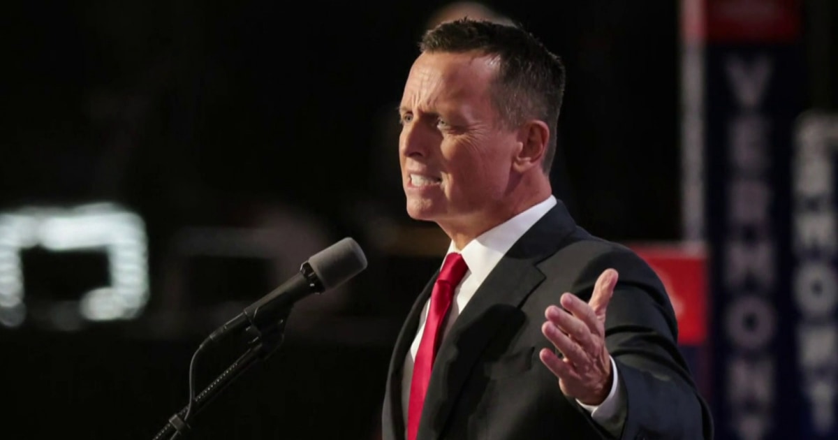 Trump picks Richard Grenell as presidential envoy for special missions