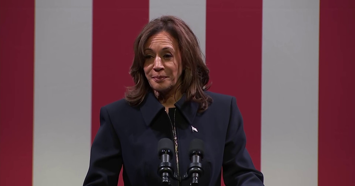 Harris tells young leaders to 'stay in the fight' ahead of Trump's ...