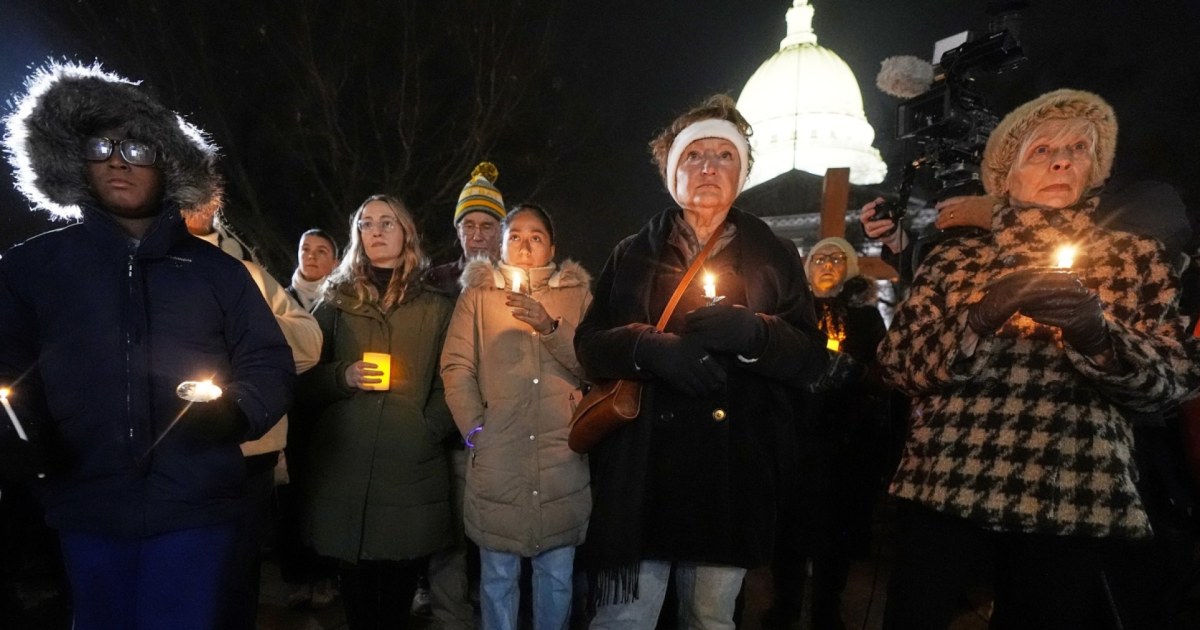 Community holds vigil for Wisconsin shooting victims