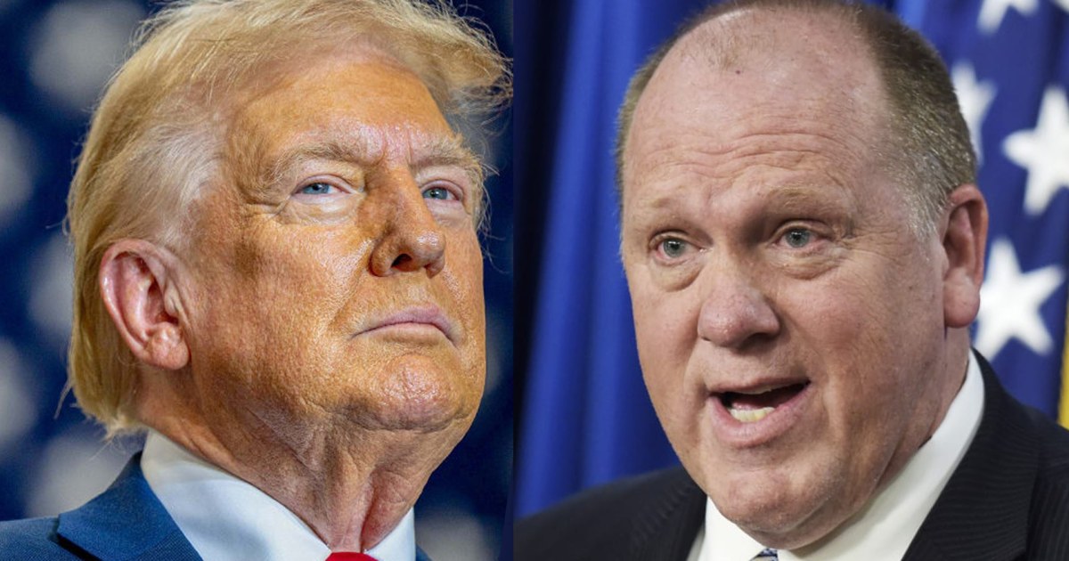 Border czar Homan is ‘political liability’ for Trump due to family ...