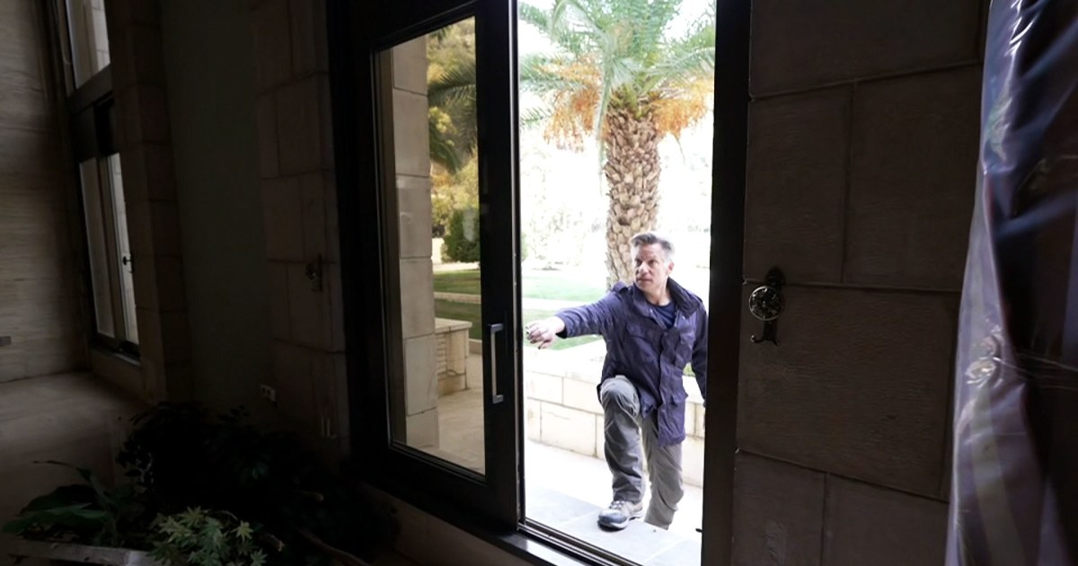 Richard Engel explores looted Assad palace in Damascus after Syria ...