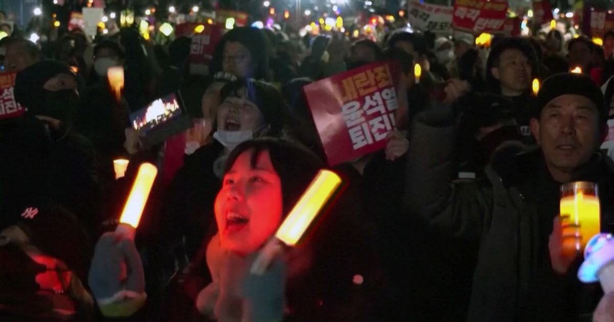 K-pop and light sticks fire up impeachment protests in South Korea
