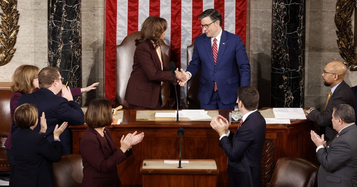 Watch Congress' full joint session to certify Trump's 2024 election victory