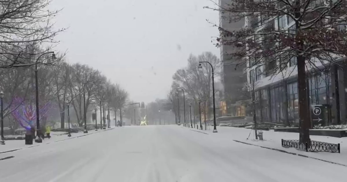 Winter storm delivers snow and ice across the Southeast