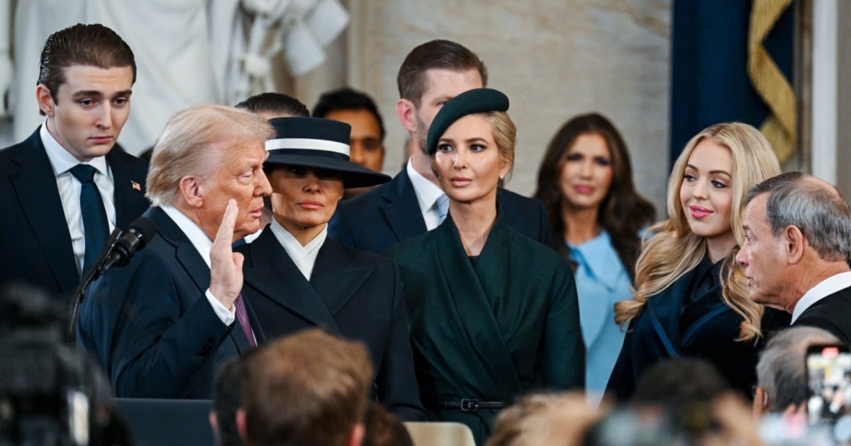 Full ceremony: Watch the inauguration of Donald Trump as the 47th U.S ...