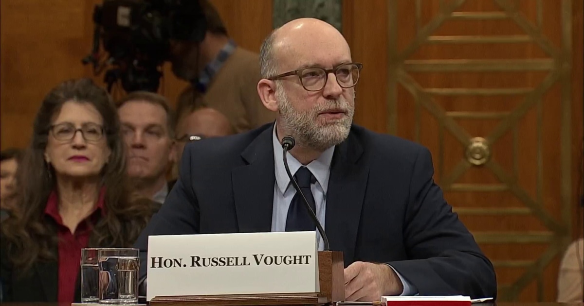 Russell Vought delivers opening statement at Senate confirmation hearing
