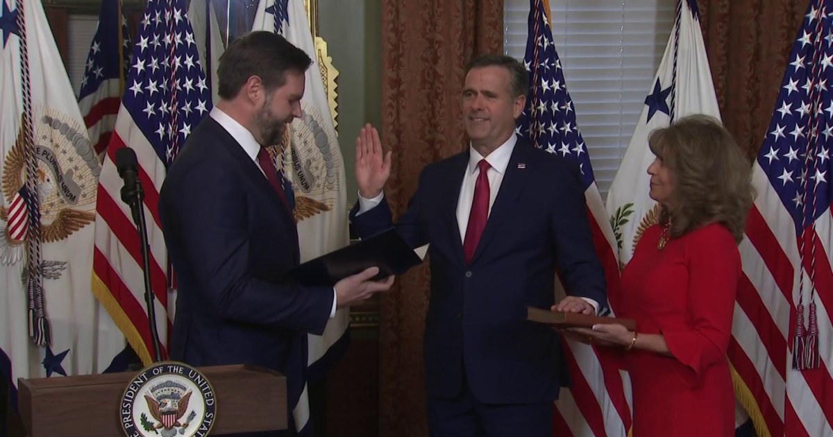 John Ratcliffe sworn in as Trump's CIA director