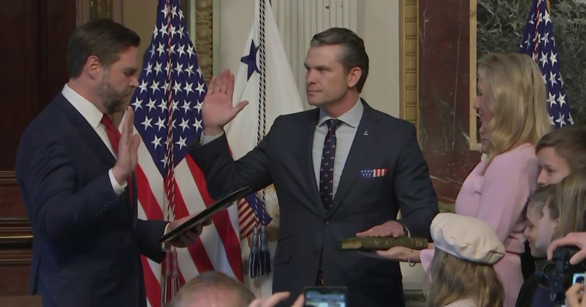 Pete Hegseth takes oath of office as secretary of defense - Connecticut Express
