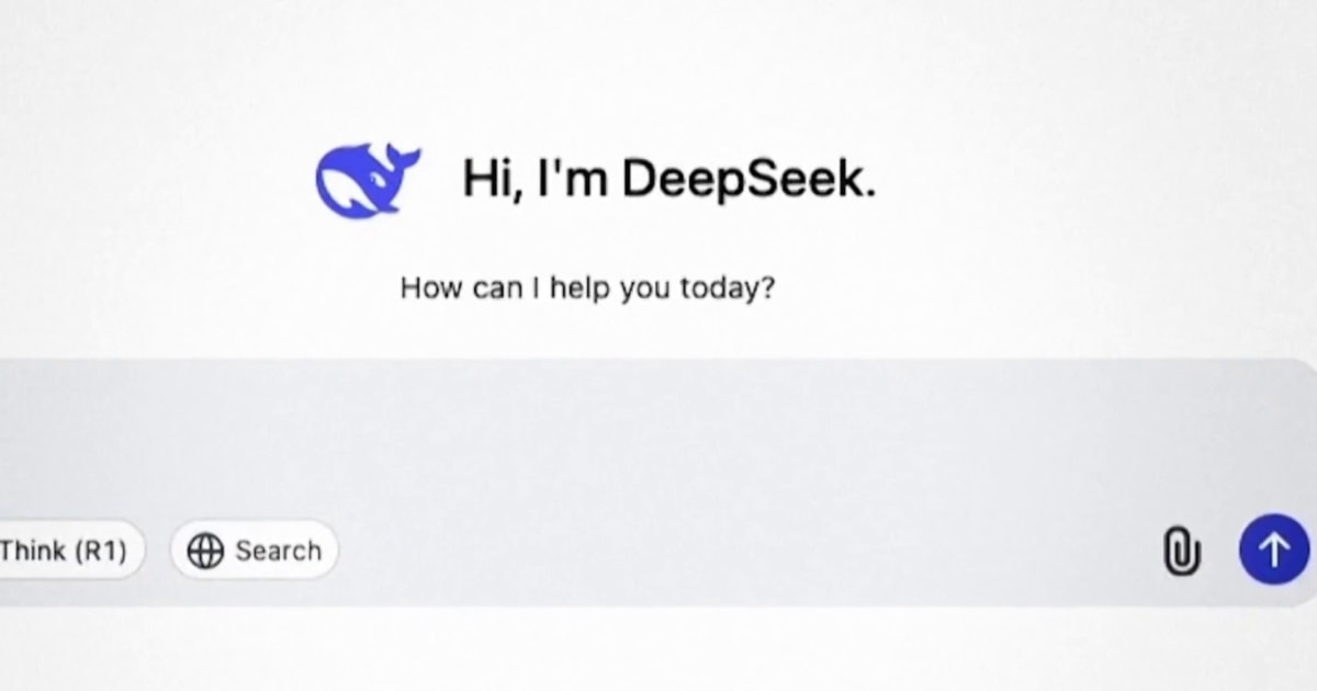 New Chinese A.I. tool 'DeepSeek' competes with American models