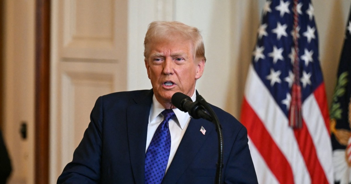 Trump defends aid federal funding freeze after White House says it ...