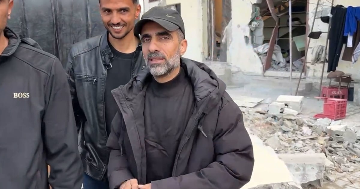 Hamas militant, Hussein Fayyad Abu Hamza, filmed in Gaza after Israel claimed he was dead