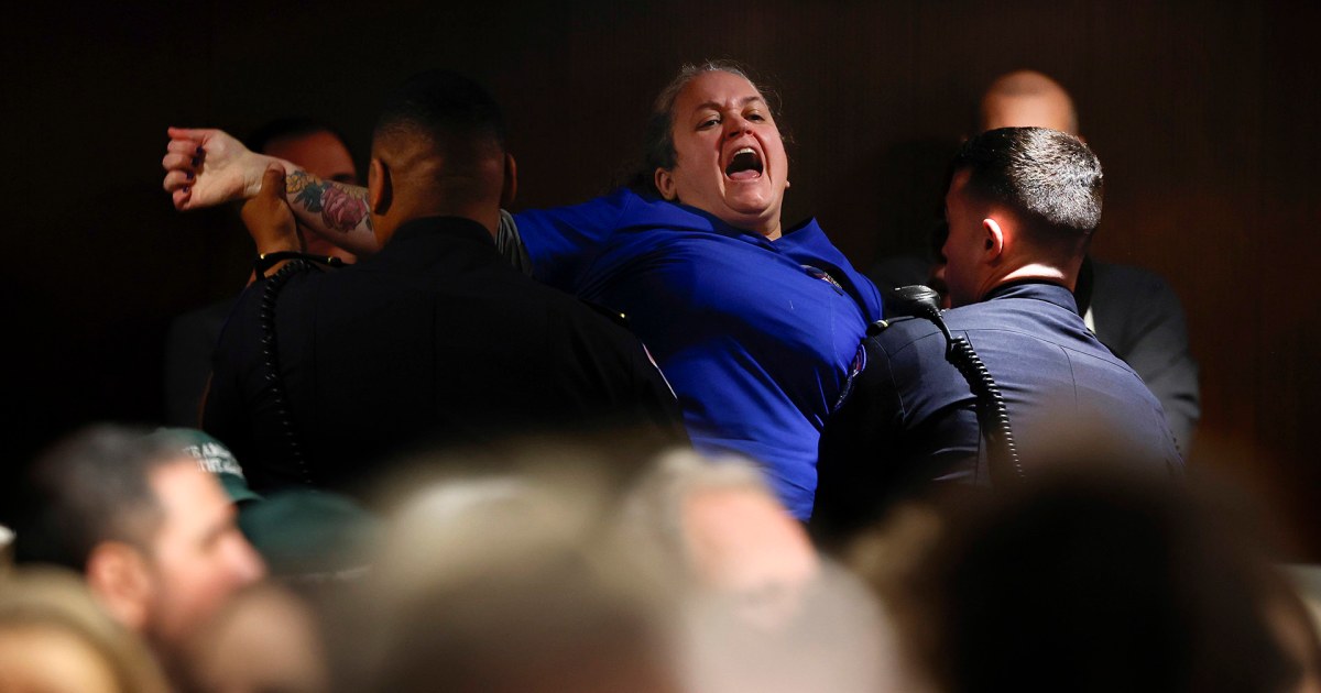 Protester interrupts RFK Jr. opening statement at Senate confirmation ...