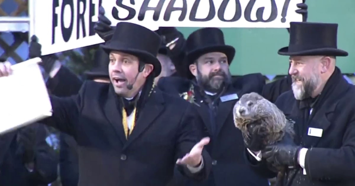 Phil sees his shadow, predicting 6 more weeks of winter in 2025