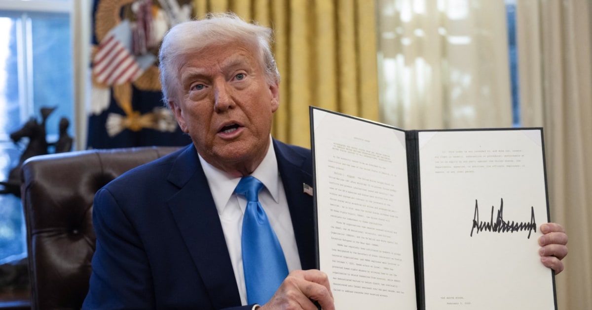 Trump signs executive order to withdraw U.S. from U.N. Human Rights Council