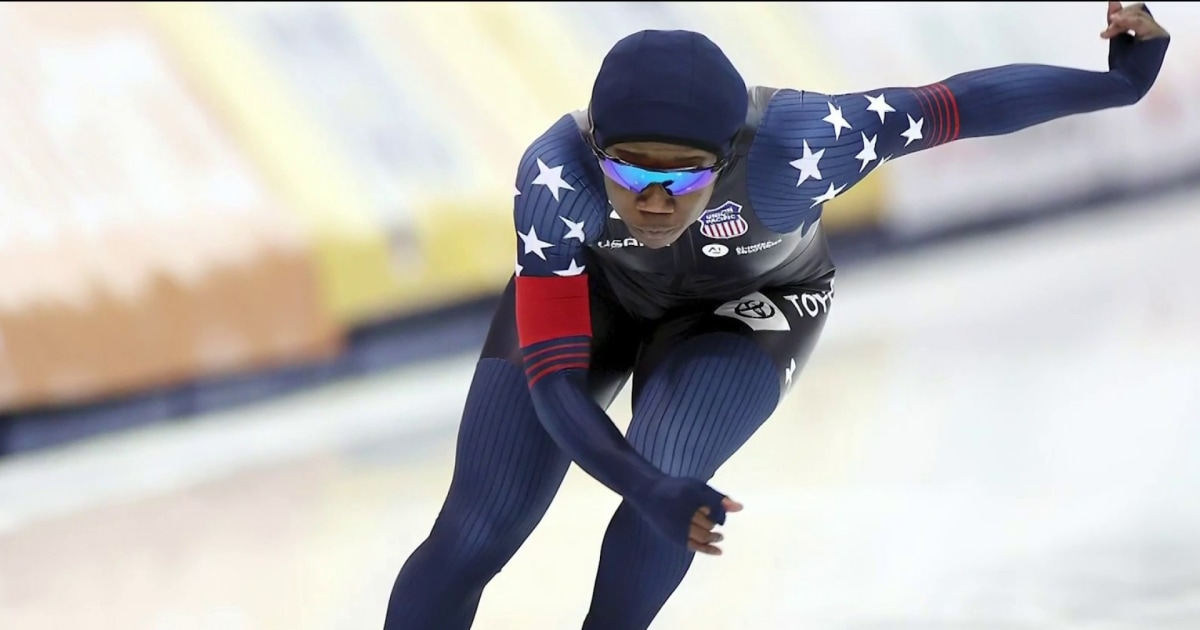 Olympian Erin Jackson hopes reclaim speed skating gold in Milan Cortina ...