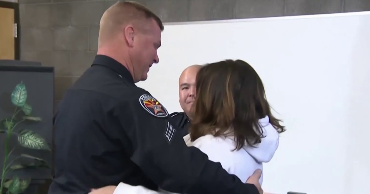 Arizona woman reunites with first responders who saved her life