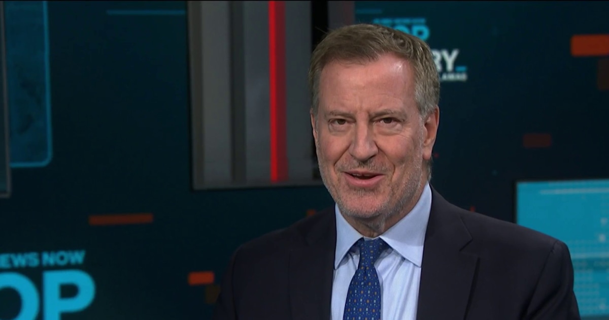 Bill De Blasio speaks on Andrew Cuomo's possible return to New York ...