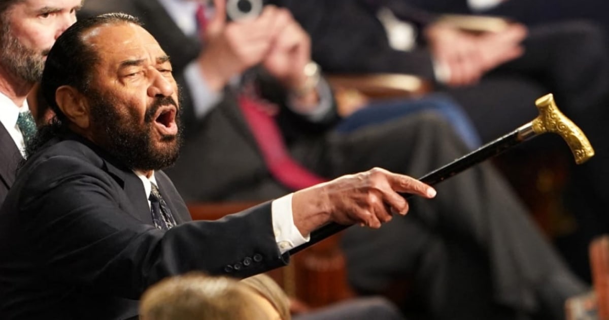 Dem lawmaker shares why he voted in favor of censuring Rep. Al Green