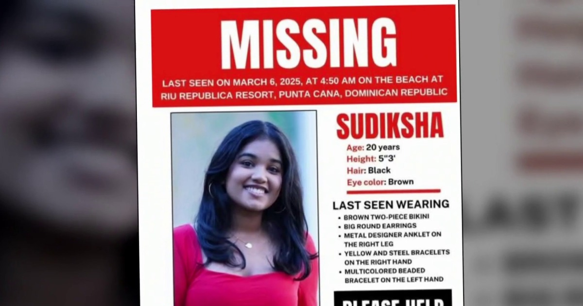Search continues for college student missing during spring break