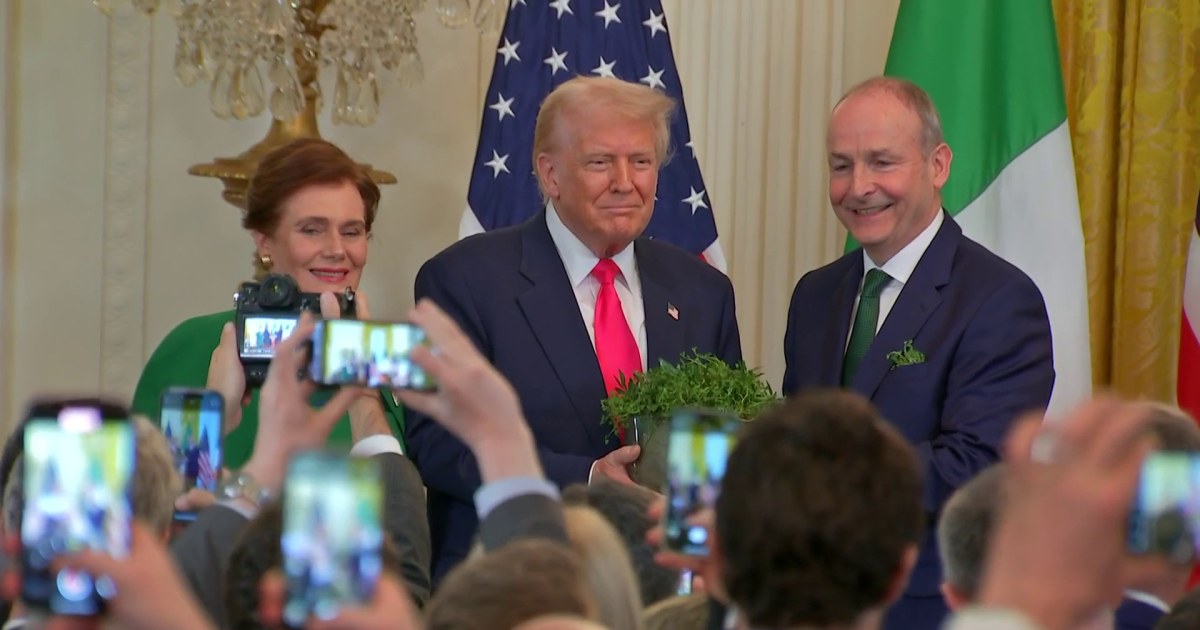 Ireland's prime minister praises Trump for 'noble' effort to end ...